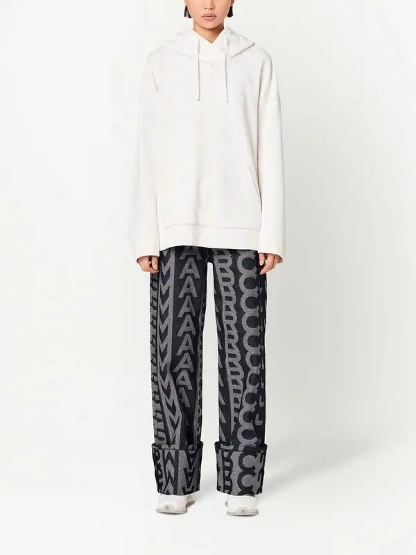 Marc Jacobs Monogram Oversized Drawstring Hoodie