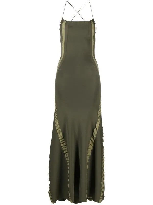 Jacquemus Open-back Ruched Dress