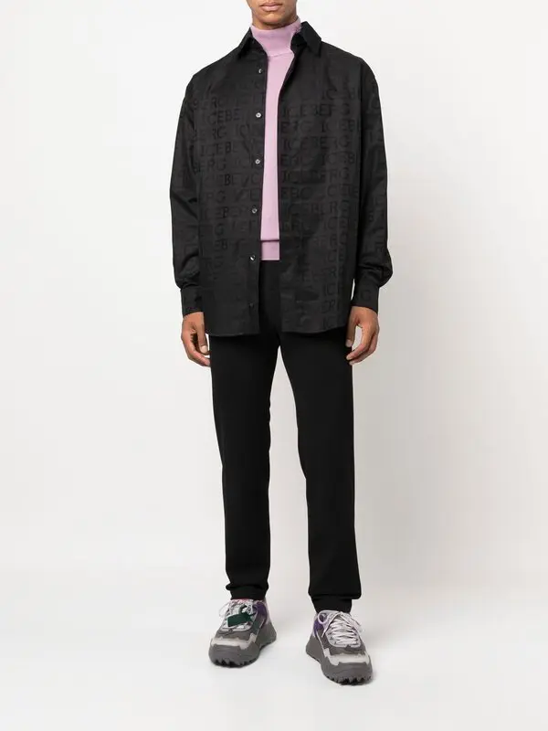 Iceberg Logo-print Long-sleeved Shirt