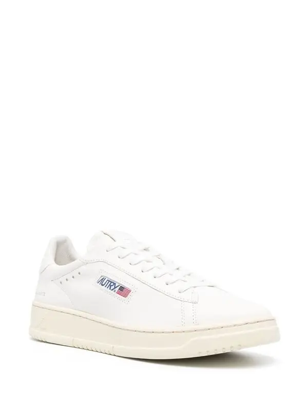 AUTRY Logo Patch Lace-up Sneakers