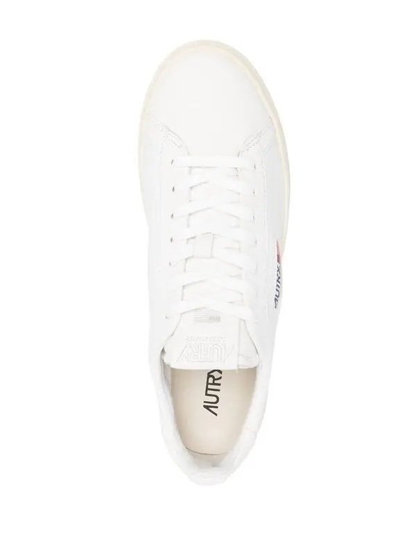 AUTRY Logo Patch Lace-up Sneakers