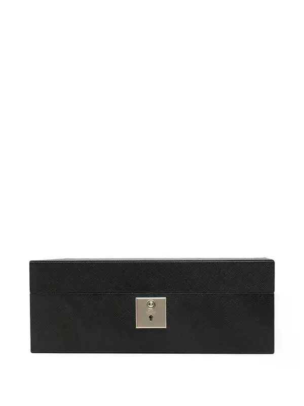 Smythson Panama Jewellery Box - Black