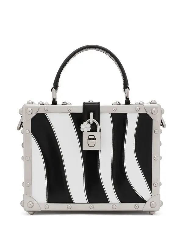 Dolce & Gabbana Dolce Box Zebra-print Bag