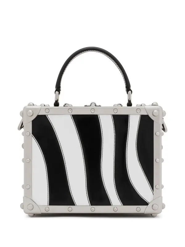 Dolce & Gabbana Dolce Box Zebra-print Bag