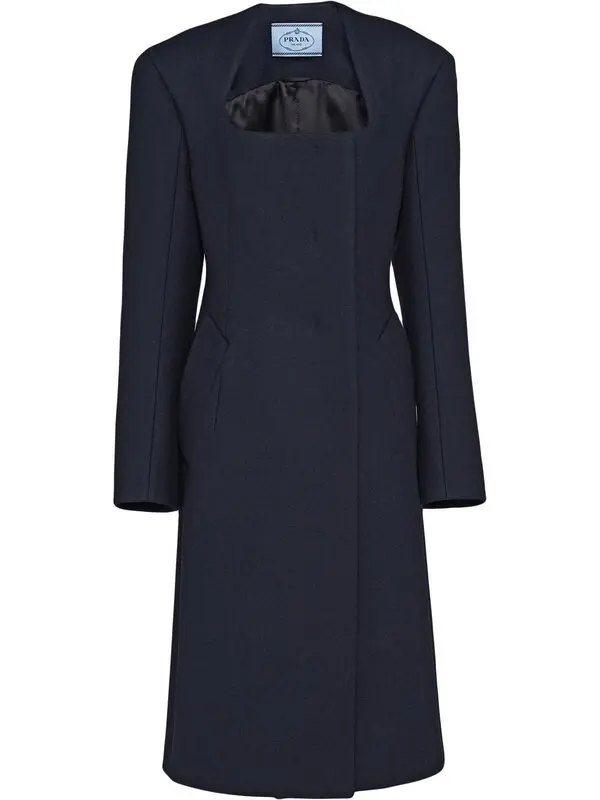 Prada Double-breasted Wool Coat