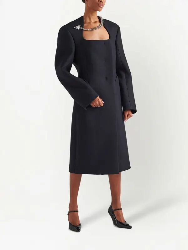 Prada Double-breasted Wool Coat