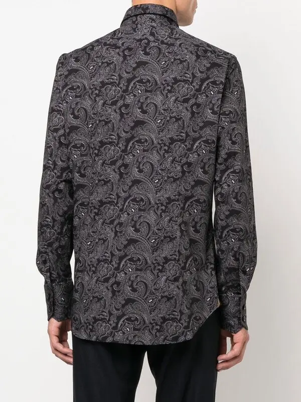 BILLIONAIRE Paisley-print Long-sleeve Shirt