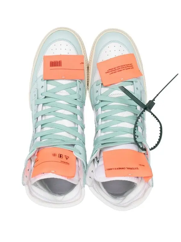 Off-White Zip Tie Lace-up Sneakers