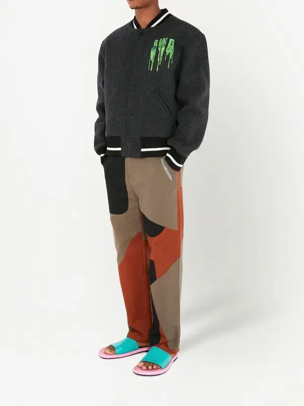JW Anderson Logo-embroidered Bomber Jacket