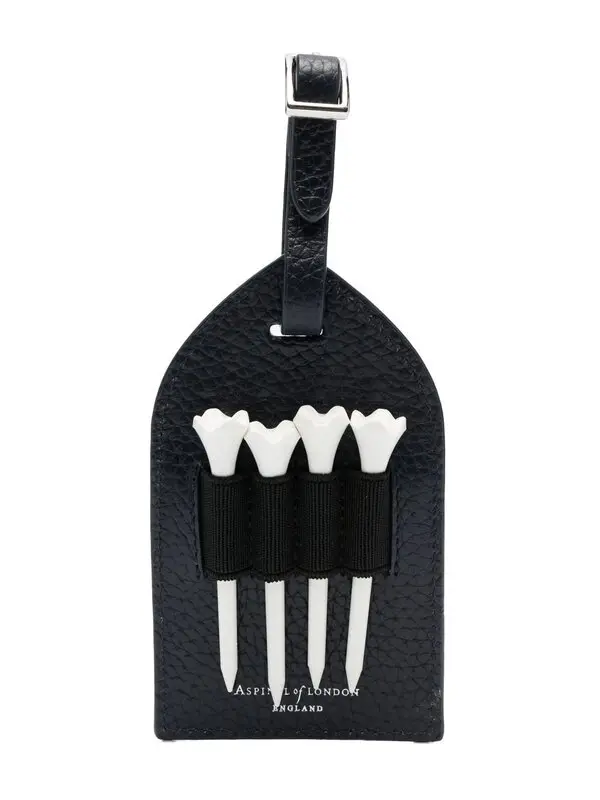 ASPINAL OF LONDON Debossed-logo Golf Tee Holder