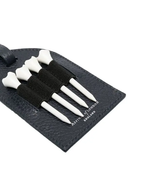 ASPINAL OF LONDON Debossed-logo Golf Tee Holder
