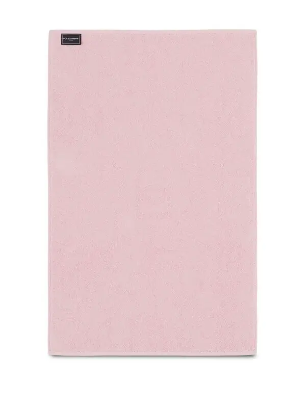 Dolce & Gabbana Cotton Terry Bath Mat - Pink