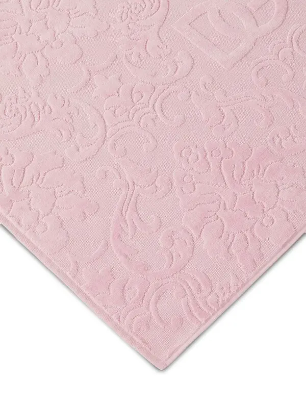 Dolce & Gabbana Cotton Terry Bath Mat - Pink