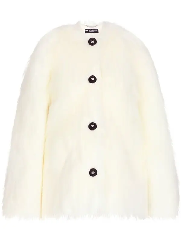 Dolce & Gabbana Faux Fur Jacket