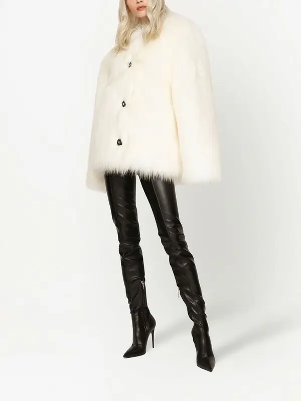 Dolce & Gabbana Faux Fur Jacket