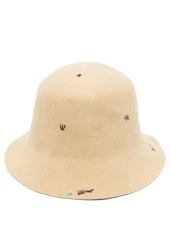 SUPERDUPER Freya Narrow Bucket Hat - Neutrals