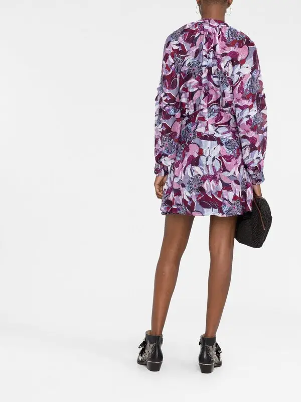 IRO PARIS Darsa Abstract-print Mini Dress