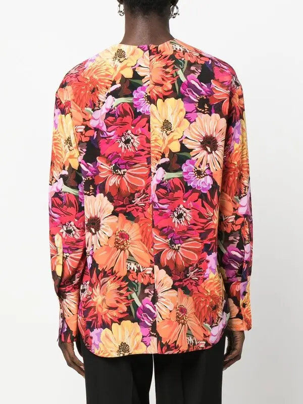 Stella McCartney Floral-print Silk Blouse
