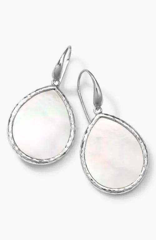 Ippolita Rock Candy Teardrop Earrings - Silver/mother Of Pearl