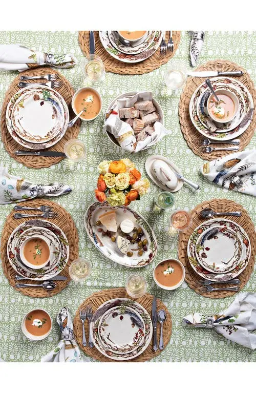 JULISKA Forest Walk Set Of 4 Leaf Plates