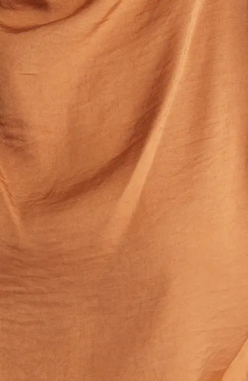 Astr The Label Rumpled Satin Sleeveless Top