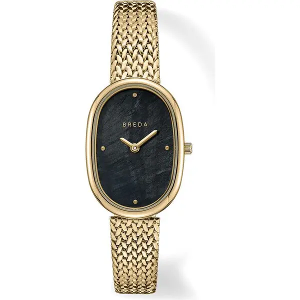 BREDA Jane Mesh Strap Watch - 18k Goldlated