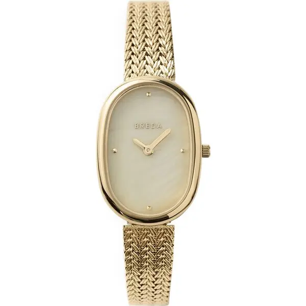 BREDA Jane Mesh Strap Watch - Gold