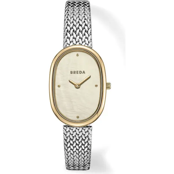 BREDA Jane Mesh Strap Watch - Silver