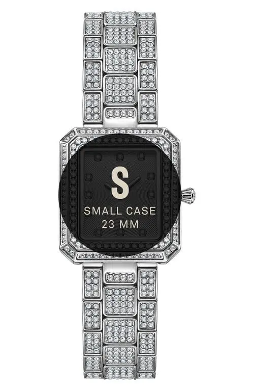 JBW Diamond And Crystal Accent Bracelet Watch - Silver