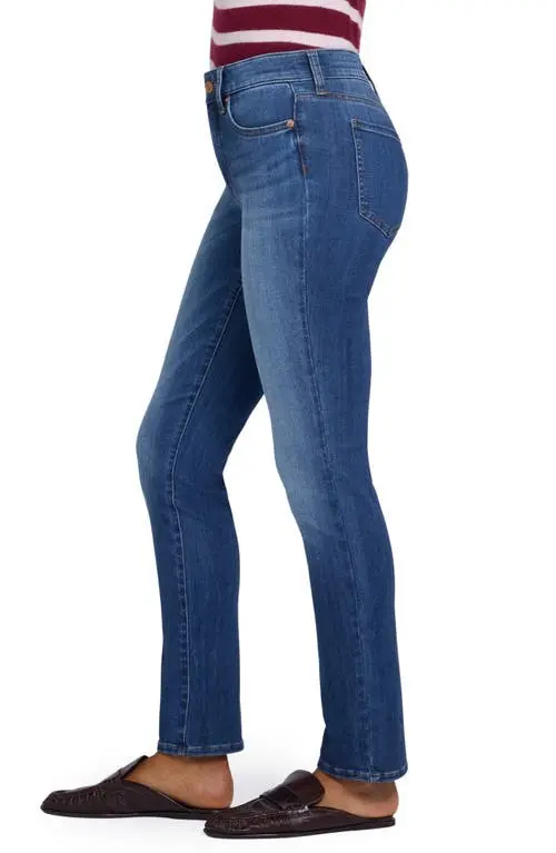 NYDJ Sheri Slim Straight Leg Jeans - Elm