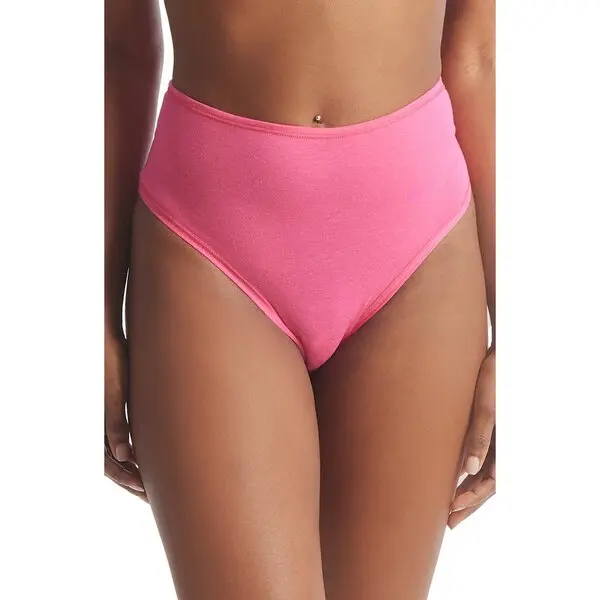 Hanky Panky Playstretch High Rise Thong - Miami (pink)
