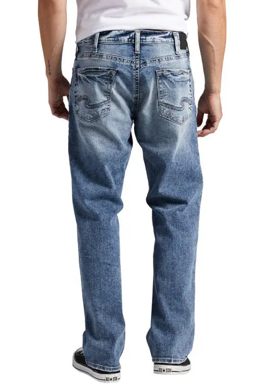 SILVER JEANS CO. Grayson Classic Fit Straight Leg Jeans - Indigo