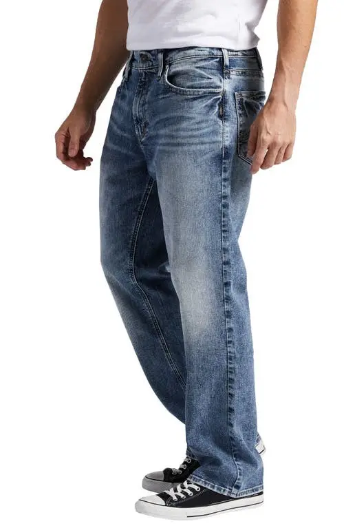 SILVER JEANS CO. Grayson Classic Fit Straight Leg Jeans - Indigo