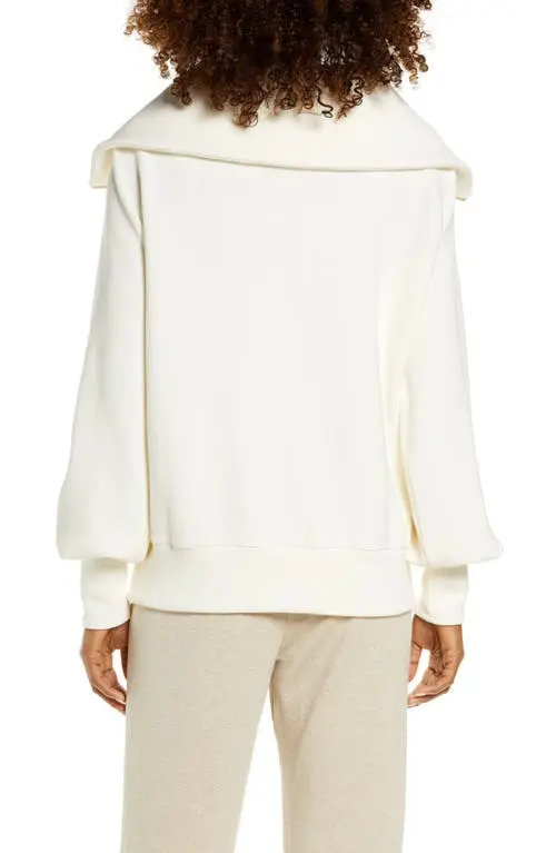 Varley Vine Ottoman Half Zip Pullover - Ivory