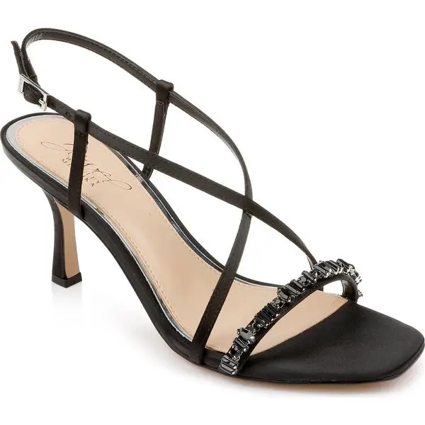 Badgley Mischka Alexis Embellished Slingback Sandal
