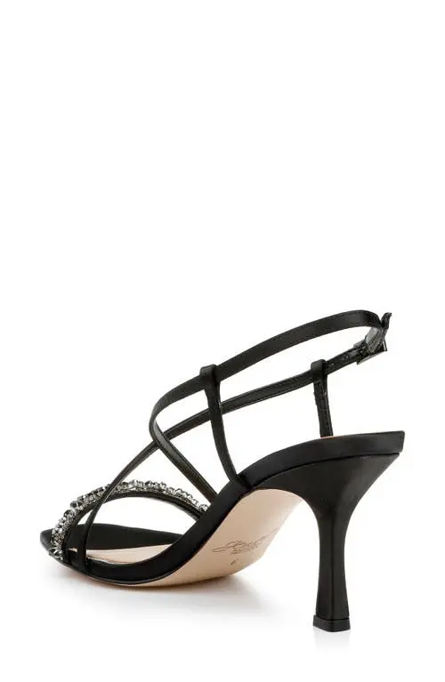 Badgley Mischka Alexis Embellished Slingback Sandal