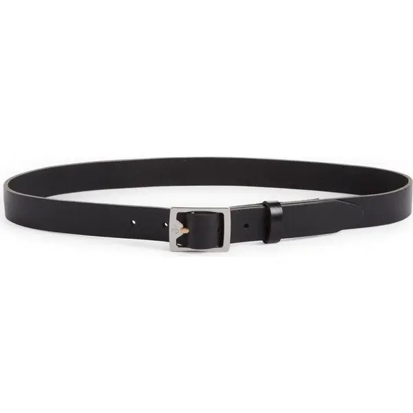 Rag & Bone Leather Boyfriend Belt - Black