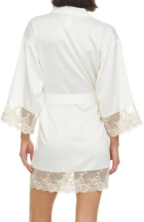 Flora Nikrooz Rosa Satin Robe - Ivory