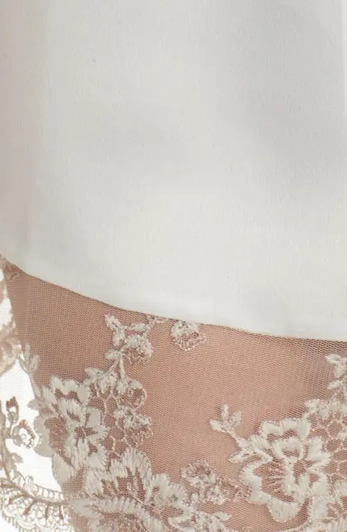 Flora Nikrooz Rosa Satin Robe - Ivory