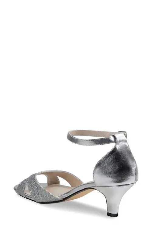 TOUCH UPS Clementine Ankle Strap Sandal - Silver