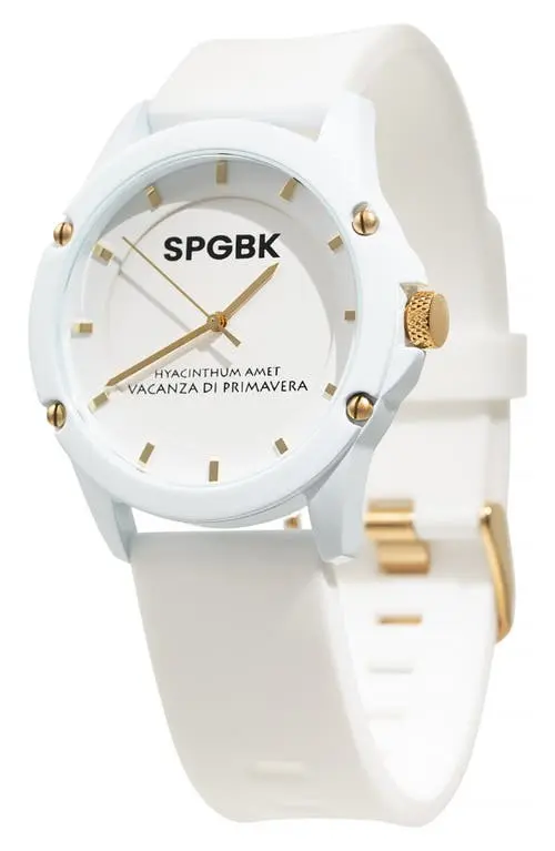 SPGBK WATCHES Edgewood Watch - White/gold