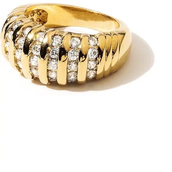 CHILD OF WILD The Parker Crystal Ring - Gold