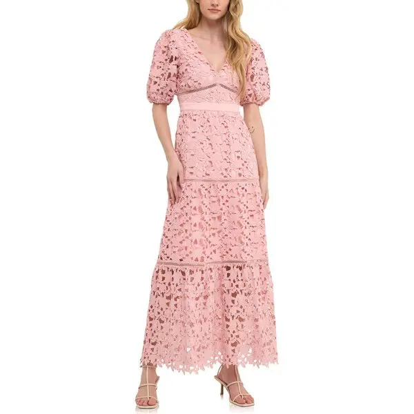 modest lace dresses for women Modest evening dress | High neck formal dress main image 0