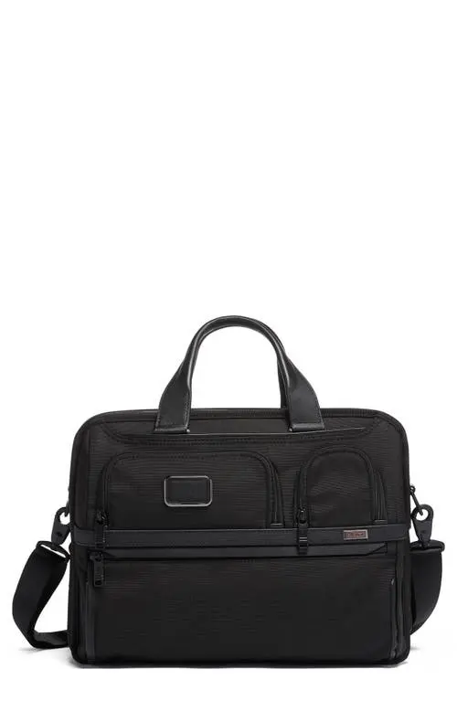 Tumi Alpha 3 Expandable Laptop Briefcase - Black