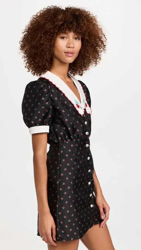 SISTER JANE Courtney Jacquard Mini Dress