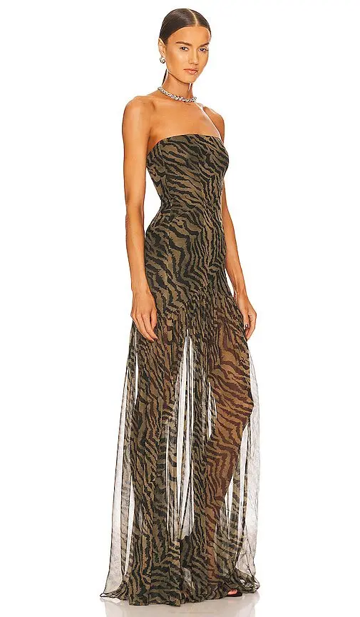 Retrofete Nicole Dress - Tiger Stripe