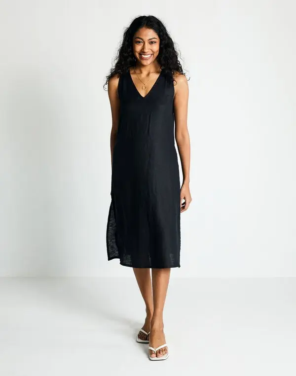 Madewell Reistor Hemp Noir Dress