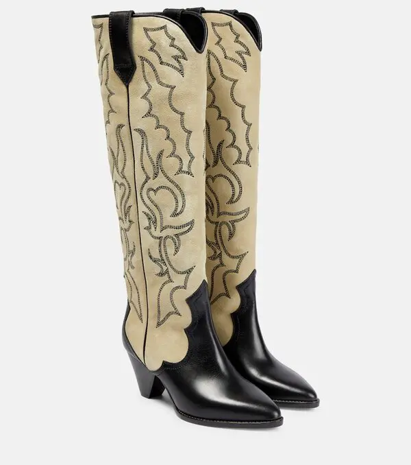 Isabel Marant Étoile Leila Cowboy Boots - Multicoloured