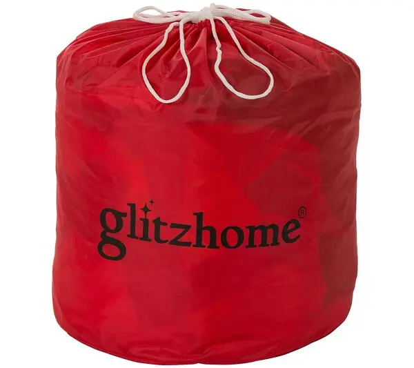 GLITZHOME Indoor/outdoor 9ft Lighted Christmas E Inflatable