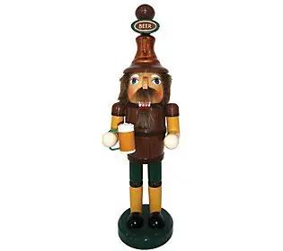 SANTA'S WORKSHOP 14' Beer Meister Nutcracker By - One-color